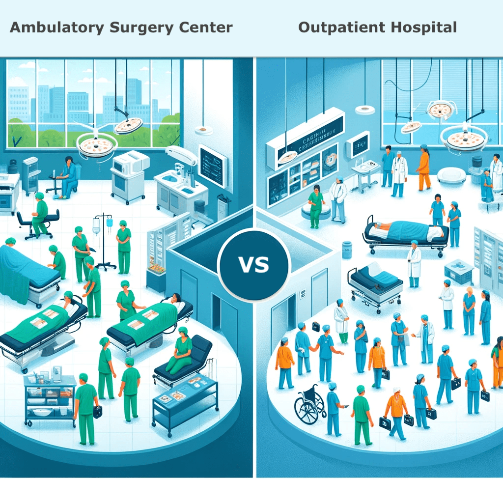Ambulatory surgery center vs Outpatient hospital - Ambula Healthcare